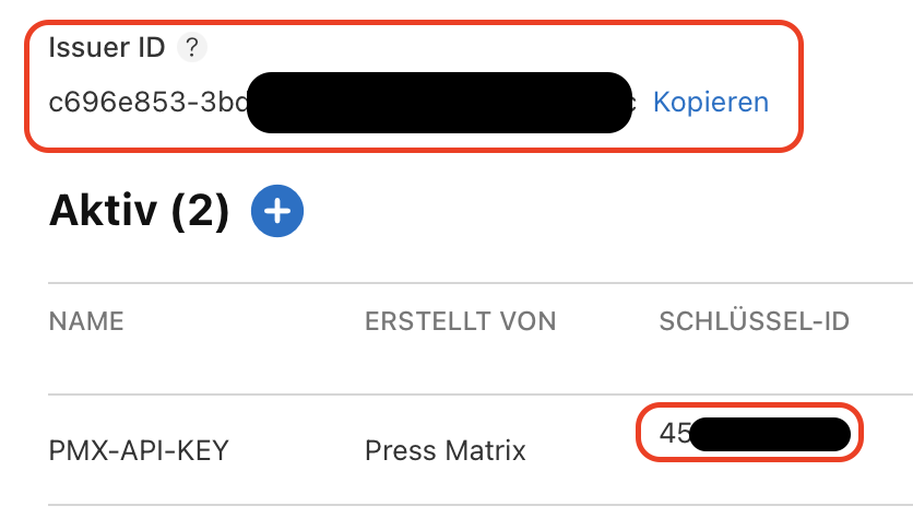 Apple: Anleitung zum Erstellen eines API-Schlüssels – Hilfe Center